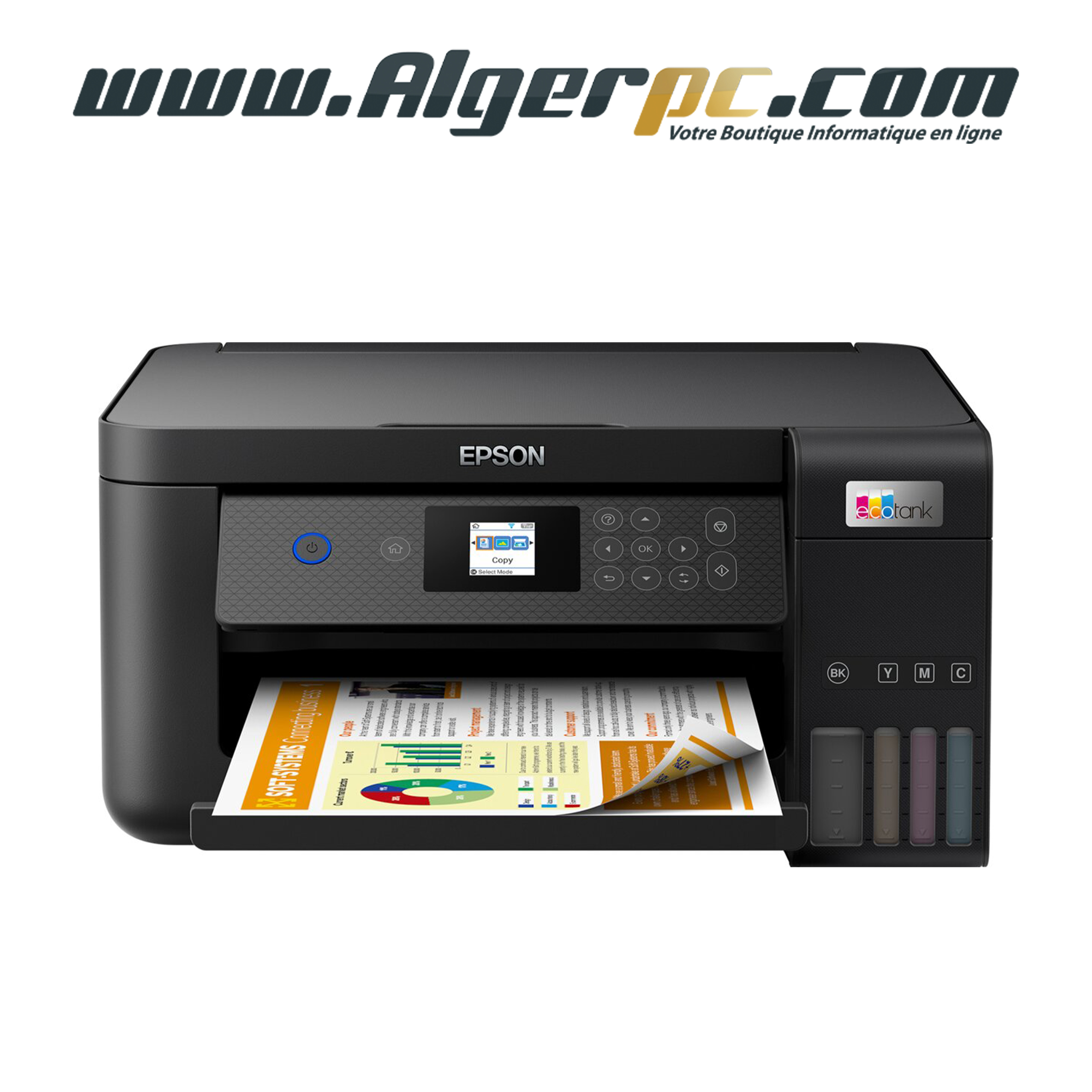 Imprimante Epson EcoTank L4260 multifonction/couleur/réservoir d'encre/connectivité Wifi et USB ...