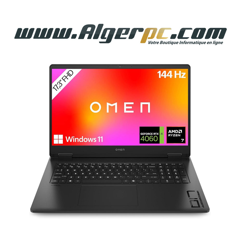 HP Omen 17 AMD Ryzen7-8845HS/16Go/1To SSD/Ecran FHD 17 pouces IPS 144Hz/Nvidia RTX 4060 8Go ...